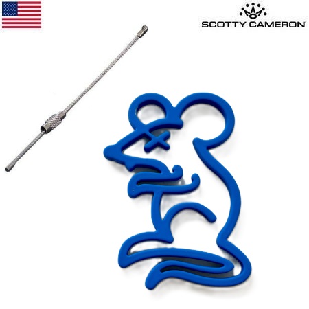 【楽天市場】【希少】スコッティキャメロン Soft Touch Tour Rat Key Fob 027546 キーフォグ Blue ...