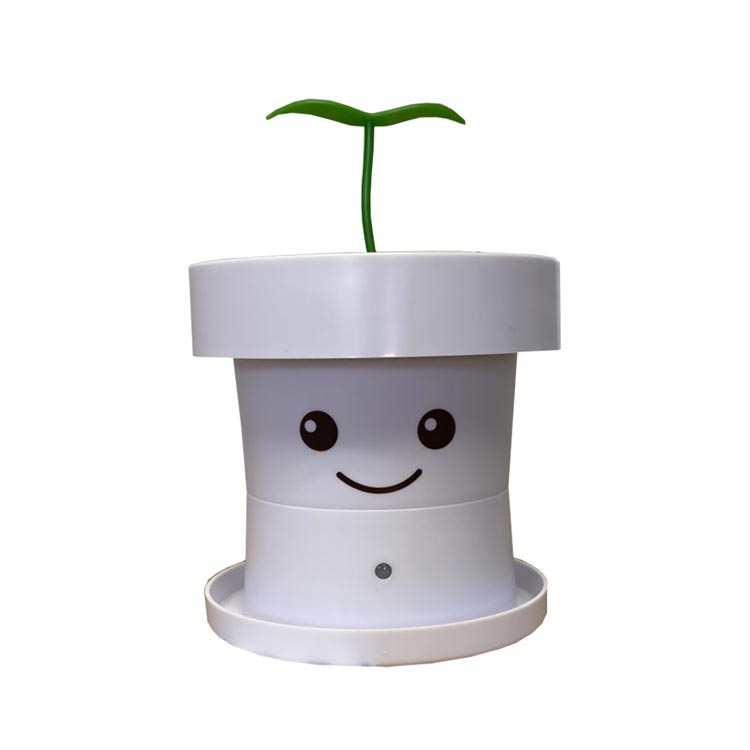 【楽天市場】TEN-T-EN03 Talking flower pot（トーキングフラワーポット） ホワイト 雑貨 文具 ギフト 誕生日 ...