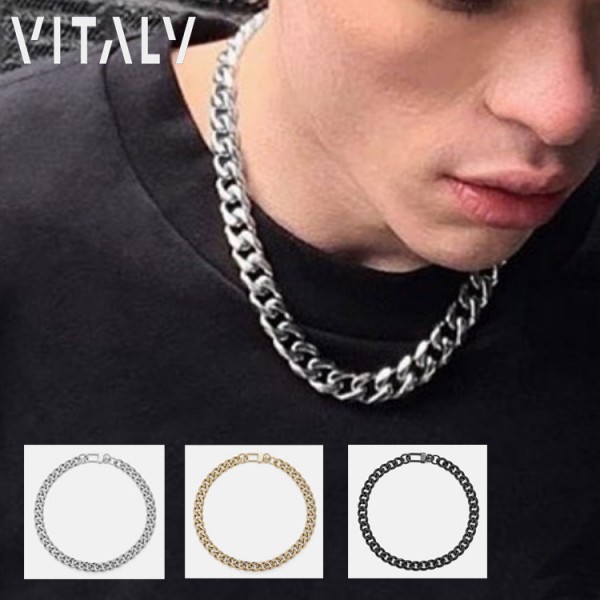 【楽天市場】vitaly バイタリー ネックレス transit チョーカー シンプル チェーン 太め メンズ レディース ユニセックス ...