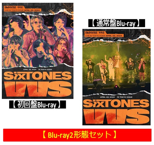 【楽天市場】SixTONES LIVE Blu-ray『VVS』【Blu-ray2形態セット】【初回盤Blu-ray+通常盤Blu-ray】[イオンモール茨木店]：京都 JEUGIA（ジ ...