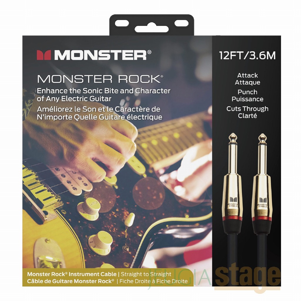 【楽天市場】MONSTER CABLE MONSTER ROOK 2-12 (プラグS/S・12FT・約3.6m) モンスターケーブル ...