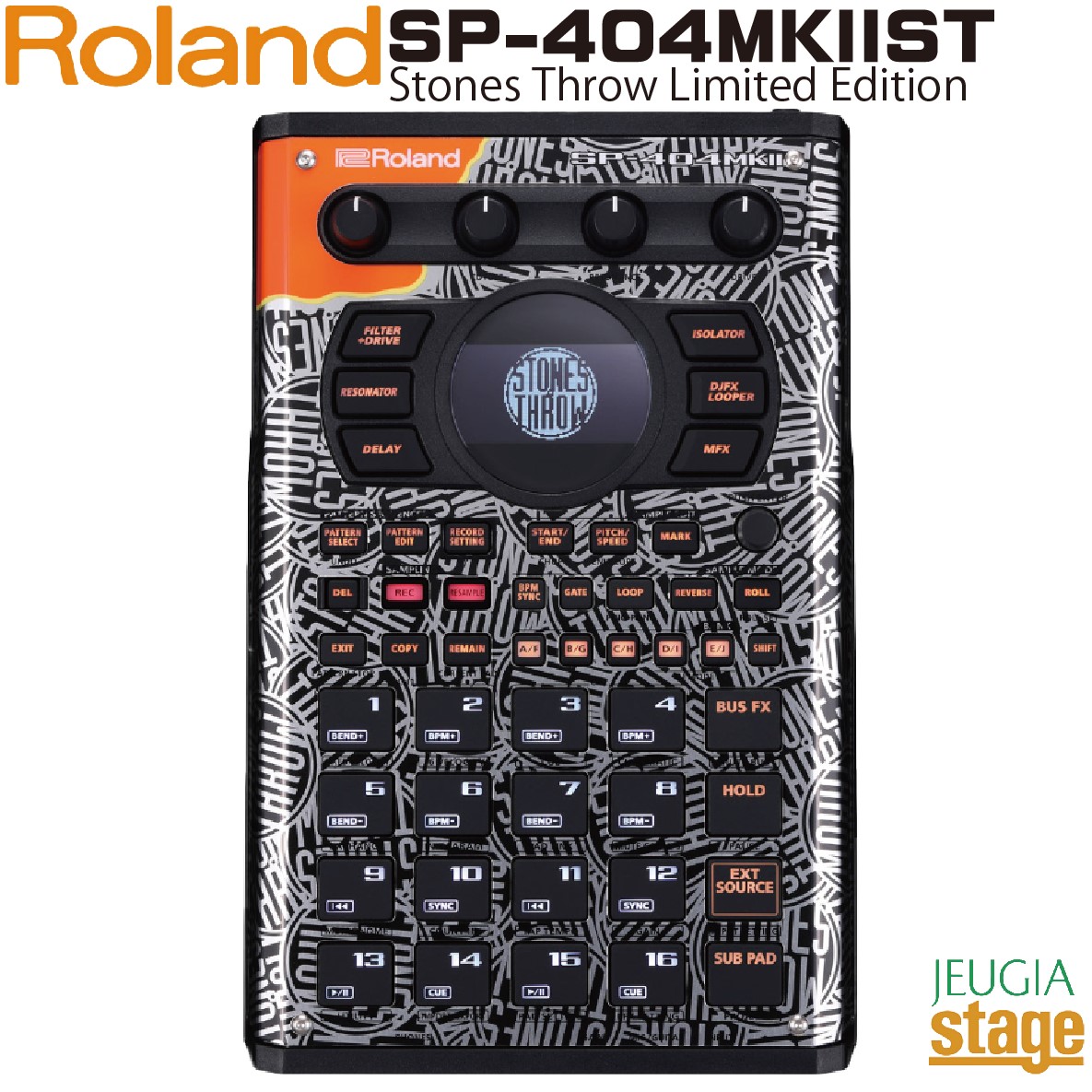 【楽天市場】【数量限定】ROLAND SP-404MK2ST Stones Throw Limited EditionLINEAR WAVE ...
