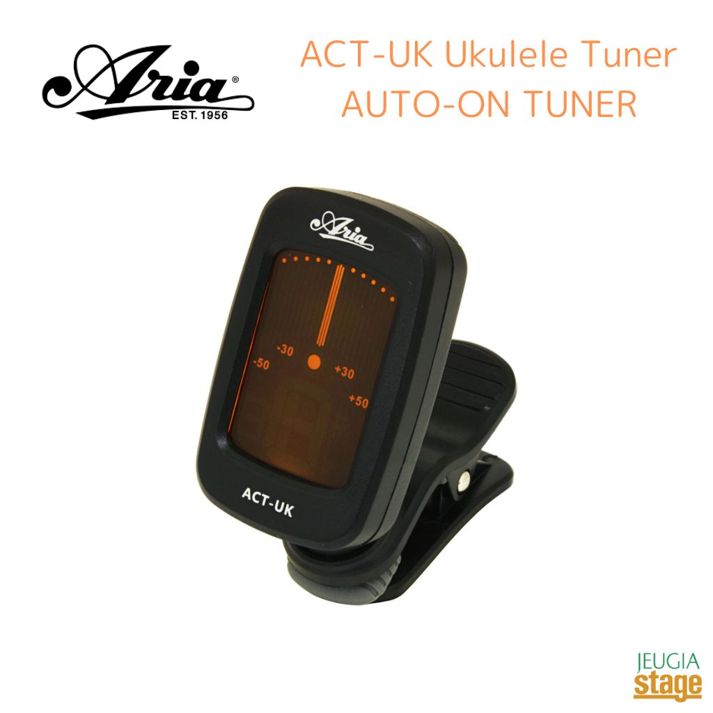【楽天市場】Aria ACT-UK Ukulele Tuner AUTO-ON TUNERウクレレ アリア クリップチューナー【Stage-Rakuten Guitar Accessory ...