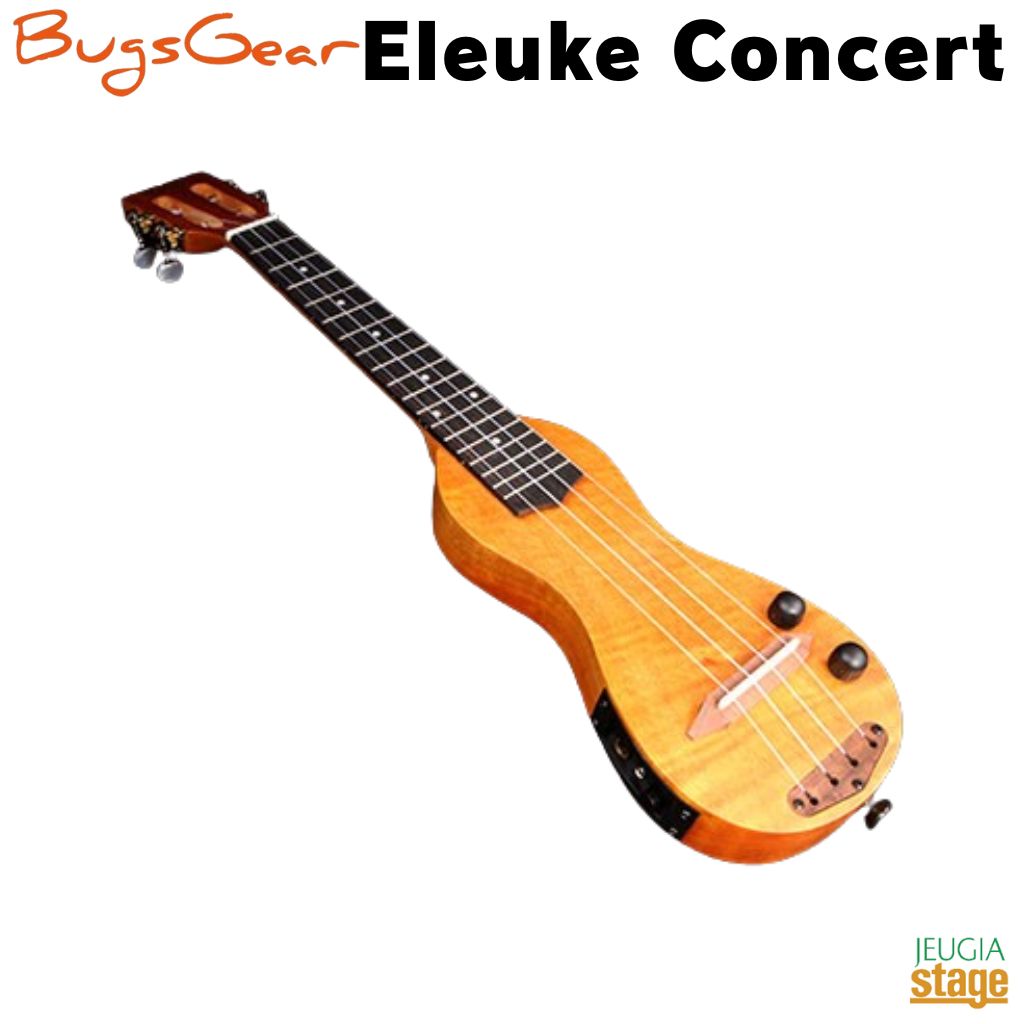 【楽天市場】BugsGear Eleuke ConcertCPE-MH バグスギア エレウケ コンサートウクレレ【Stage-Rakuten ...