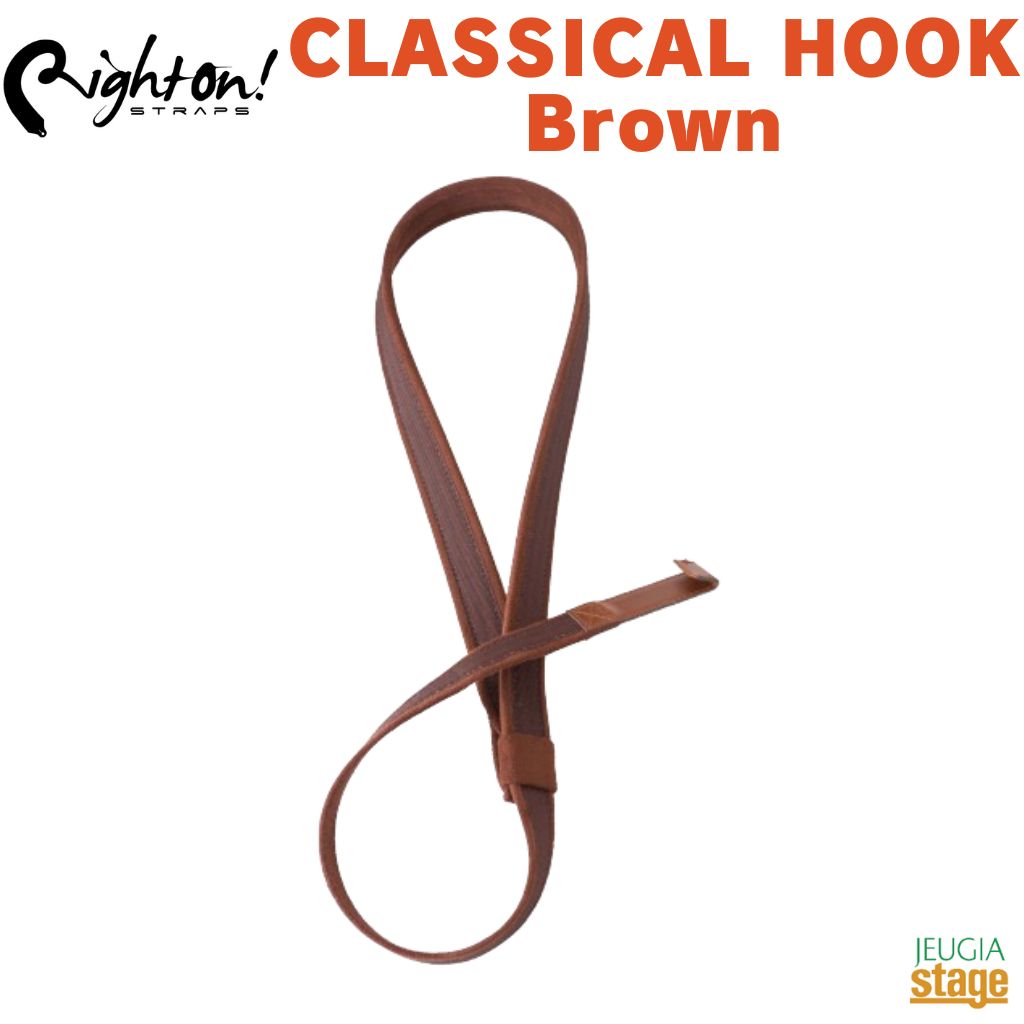 【楽天市場】Right On! STRAPS CLASSICAL HOOK Brownライトオン ストラップ クラシックギター用ストラップ ブラウン 茶色【Stage-Rakuten ...