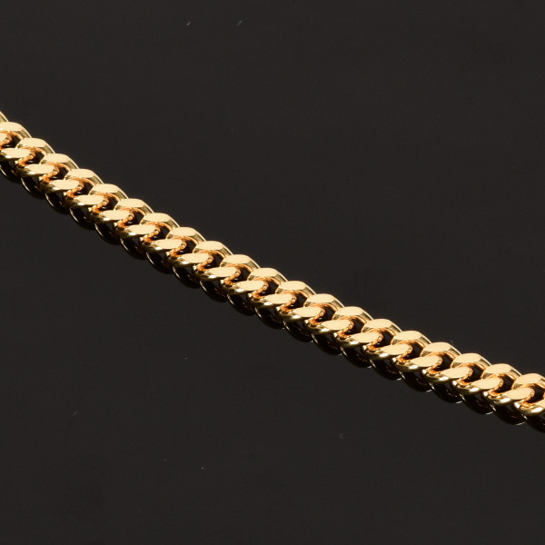 【楽天市場】喜平ネックレス k18 メンズ 18k ネックレス k18ネックレス K18 18金 2面(50g-60cm)中留(中折れ) 5mm 2面 キヘイ (造幣局検定マーク刻印入 ...