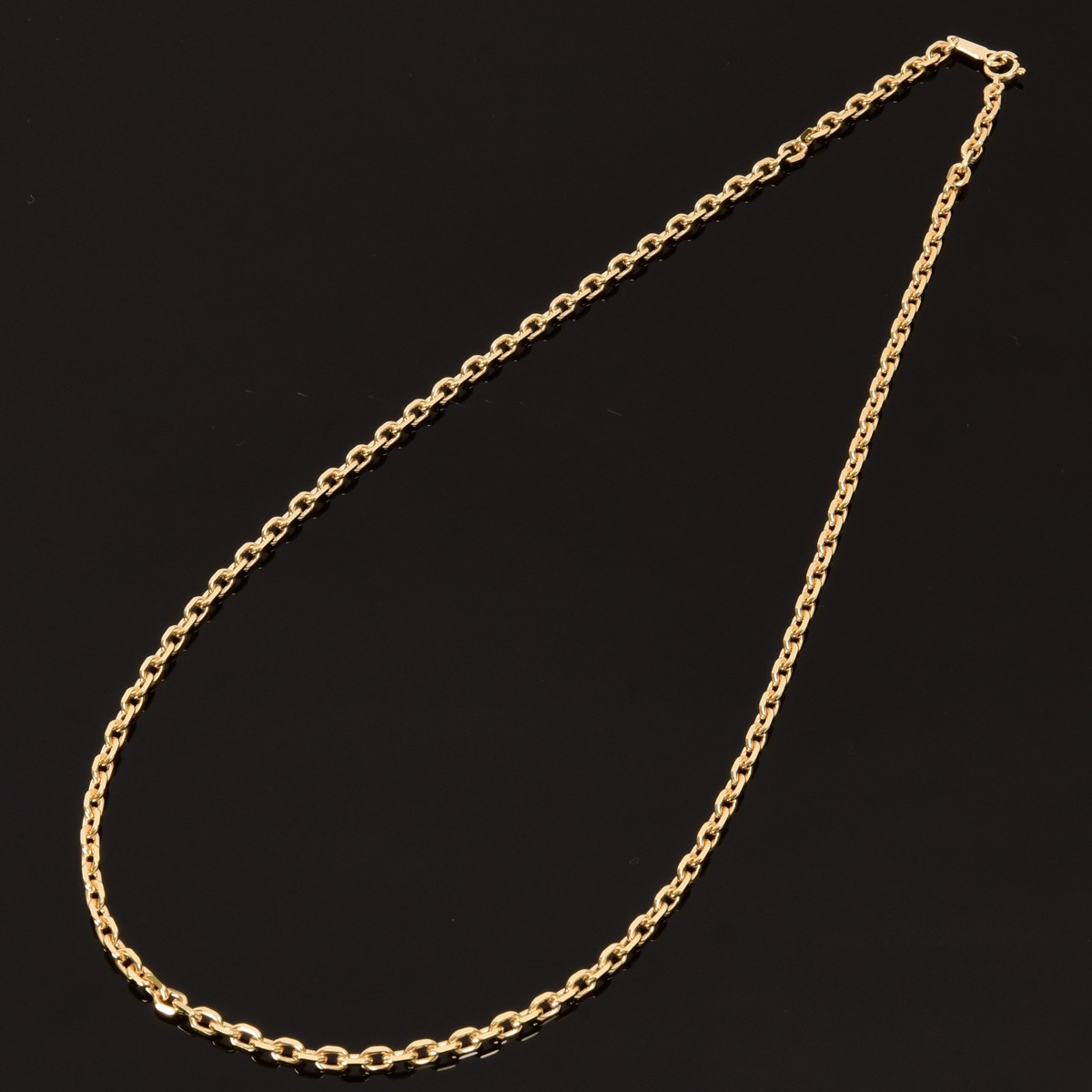 【楽天市場】喜平ネックレス k18 メンズ 18k ネックレス k18ネックレス 喜平 アンカーネックレス K18 18金 (20g-50cm)引輪(造幣局検定マーク刻印入・ジュエリーケース ...