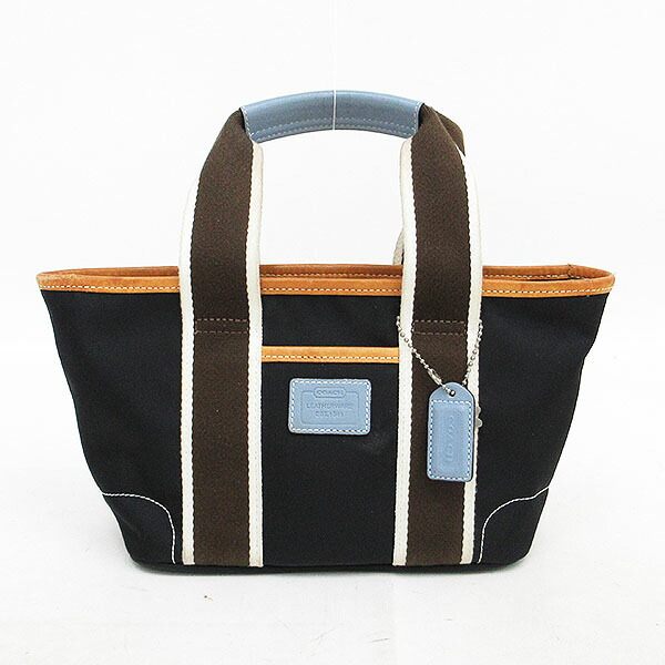 【楽天市場】COACH(コーチ) トートバッグ/ハンドバッグ 6260 黒 ブラック ナイロン【ブランドバッグ】 【中古】 netshop ...