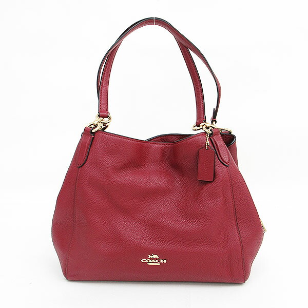 【楽天市場】COACH(コーチ) ラグジュアリー トートバッグ 80268 ボルドー レザー【ブランドバッグ】 【中古】 netshop ...