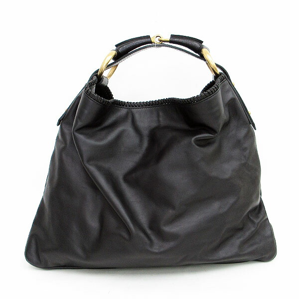 【楽天市場】GUCCI(グッチ) ホースビット ワンショルダーバッグ 114900 黒 ブラック レザー【ブランドバッグ】 【中古 ...