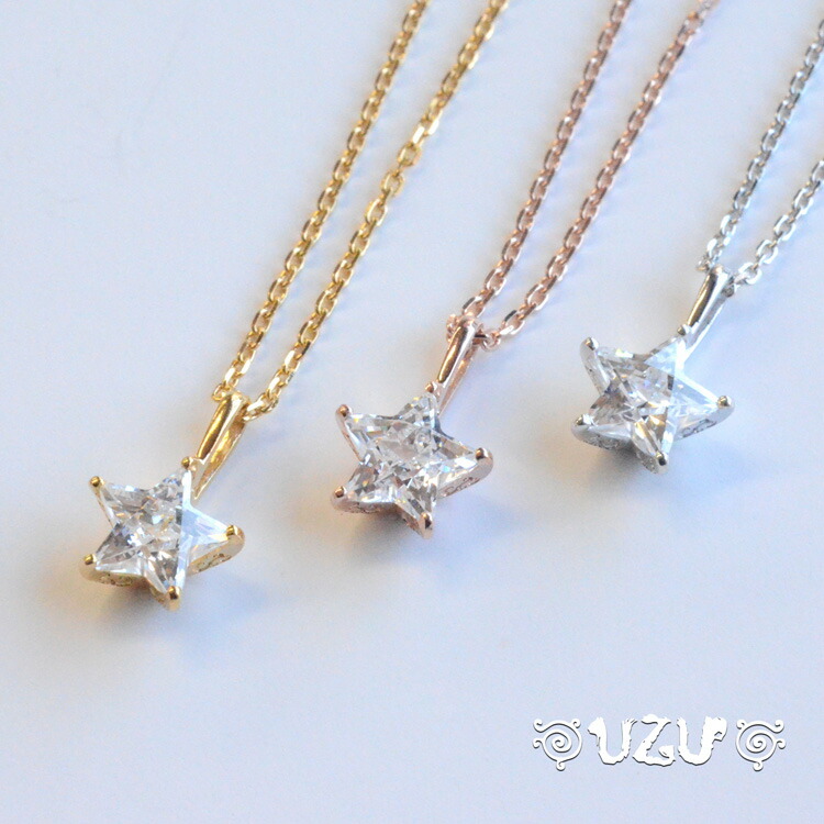 【楽天市場】NE-1602【UZU】【ネックレス ペンダント】【シルバー925】【YG・PG・RG コーティング仕上げ】選べる3色【CZ】：ジュエリーニック