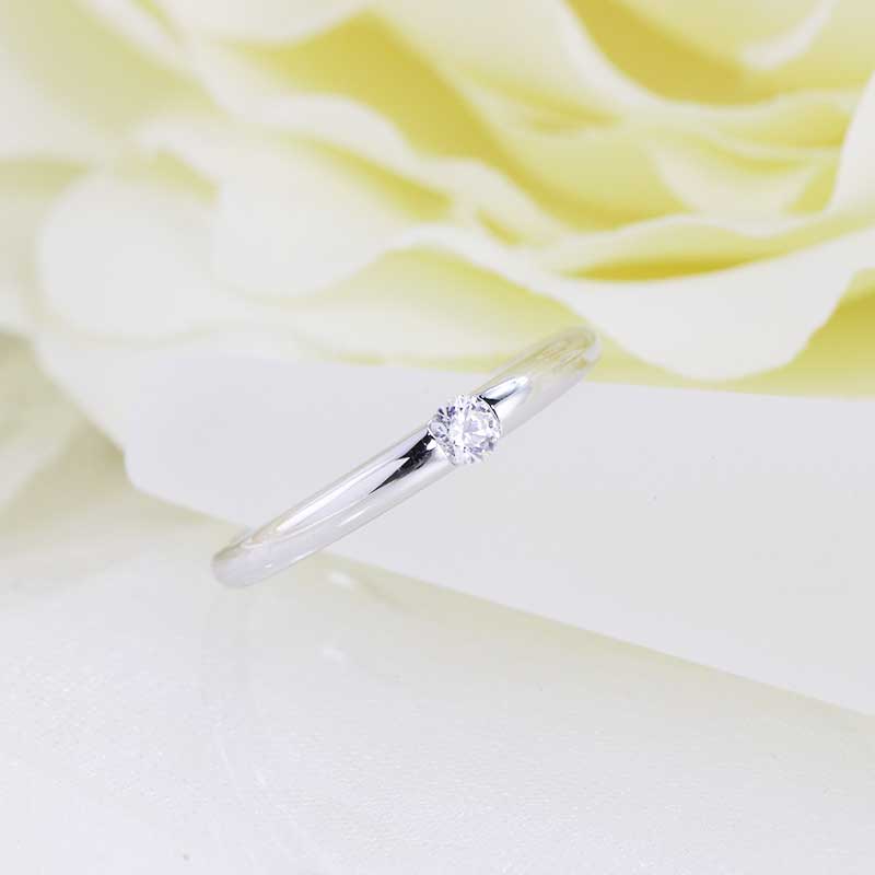 【楽天市場】【特別価格】【あす楽】pt950【0.1ct】一粒 ダイヤモンド リング 【特別価格！】 指輪 プラチナ ダイヤ キャラット カラット 品質保証書 記念日 プレゼント 1粒 ...