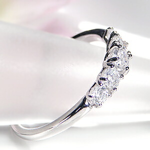 【楽天市場】【0.5ct】pt950 グラデーション ダイヤモンド エタニティリング【Hカラークラス SIクラス】 ジュエリー レディース 指輪 リング プラチナ ダイヤモンド リング 0.5 ...