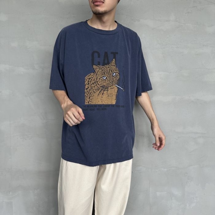 【楽天市場】【送料無料】 REMI RELIEF レミレリーフ 別注 ビッグプリントTシャツ CAT RN26349327-JF メンズ ...