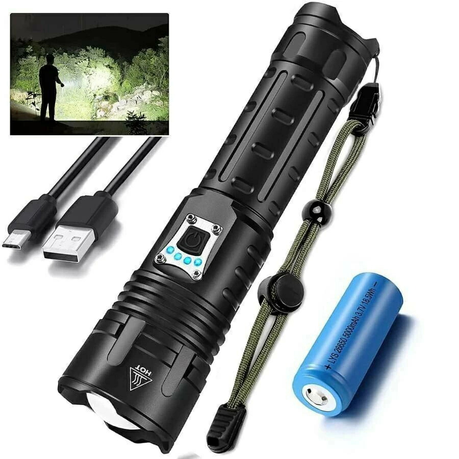 【楽天市場】懐中電灯 led 強力 軍用 490000ルーメン 超高輝度 明るい ペンライト USB充電式 かいちゅうでんとう 小型 超強力 ハンディライト 5モード：jikuya-store