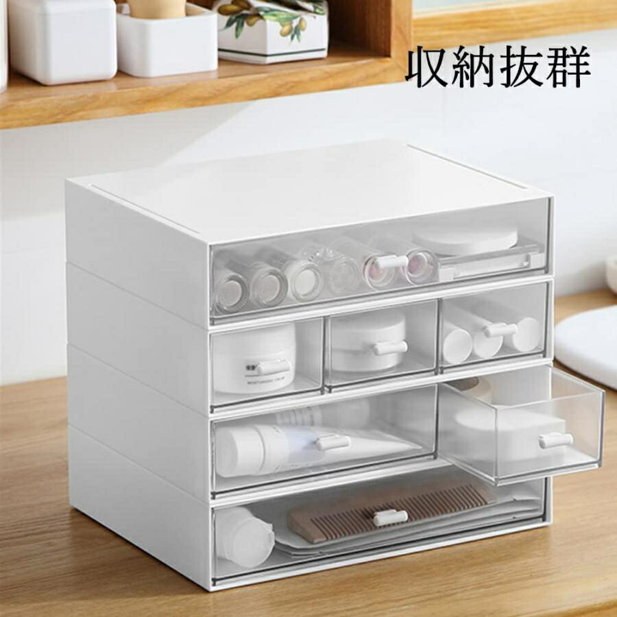 【楽天市場】卓上小物ケース 小物入れ引き出し 卓上収納ケース 三段 透明 組み合わせ自由 引き出し 収納 レターケース：jikuya-store