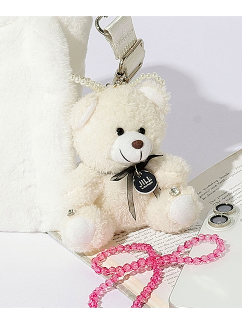 【楽天市場】ベアチャーム JILL by JILL STUART ジル バイ ジル スチュアート ファッション雑貨 その他のファッション雑貨 ベージュ ピンク ホワイト【送料無料 ...