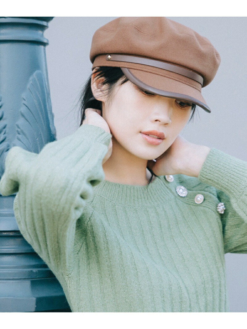 【楽天市場】ポイントレザーキャスケット JILL by JILL STUART ジル バイ ジル スチュアート 帽子 その他の帽子 ブラック ...