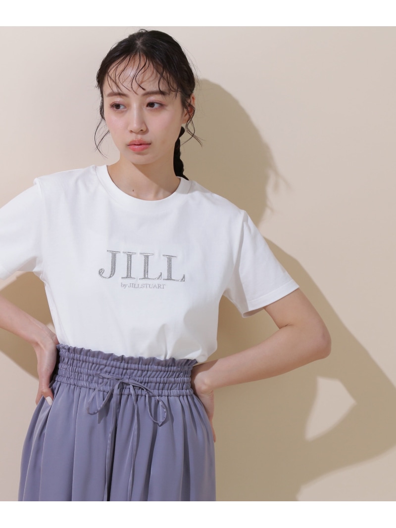 【楽天市場】オーガニック刺繍ロゴTシャツ JILL by JILL STUART ジル バイ ジル スチュアート トップス カットソー・Tシャツ シルバー ブラック ホワイト ピンク【送料無料 ...