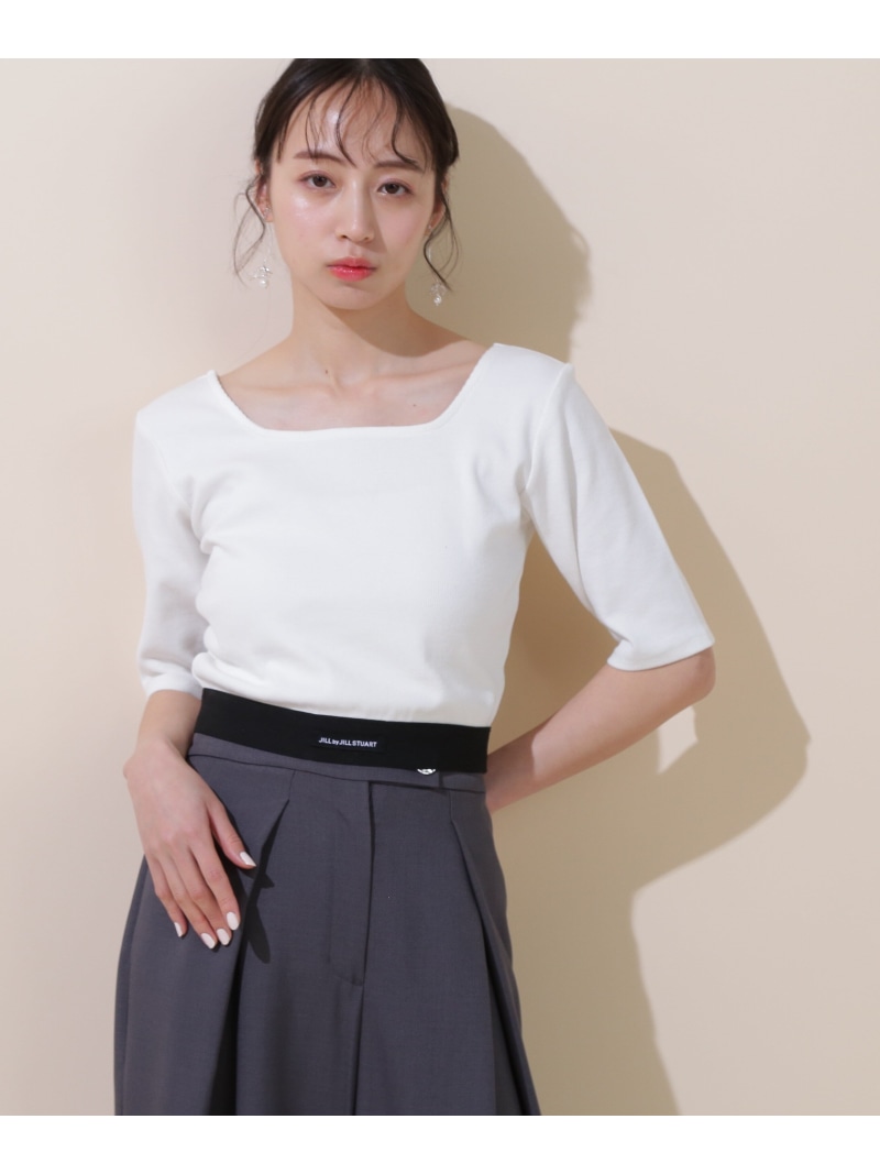 【楽天市場】【SALE／50%OFF】《JILL by BASIC》ラインゴムTシャツ JILL by JILL STUART ジル バイ ジル スチュアート トップス カットソー・Tシャツ ...
