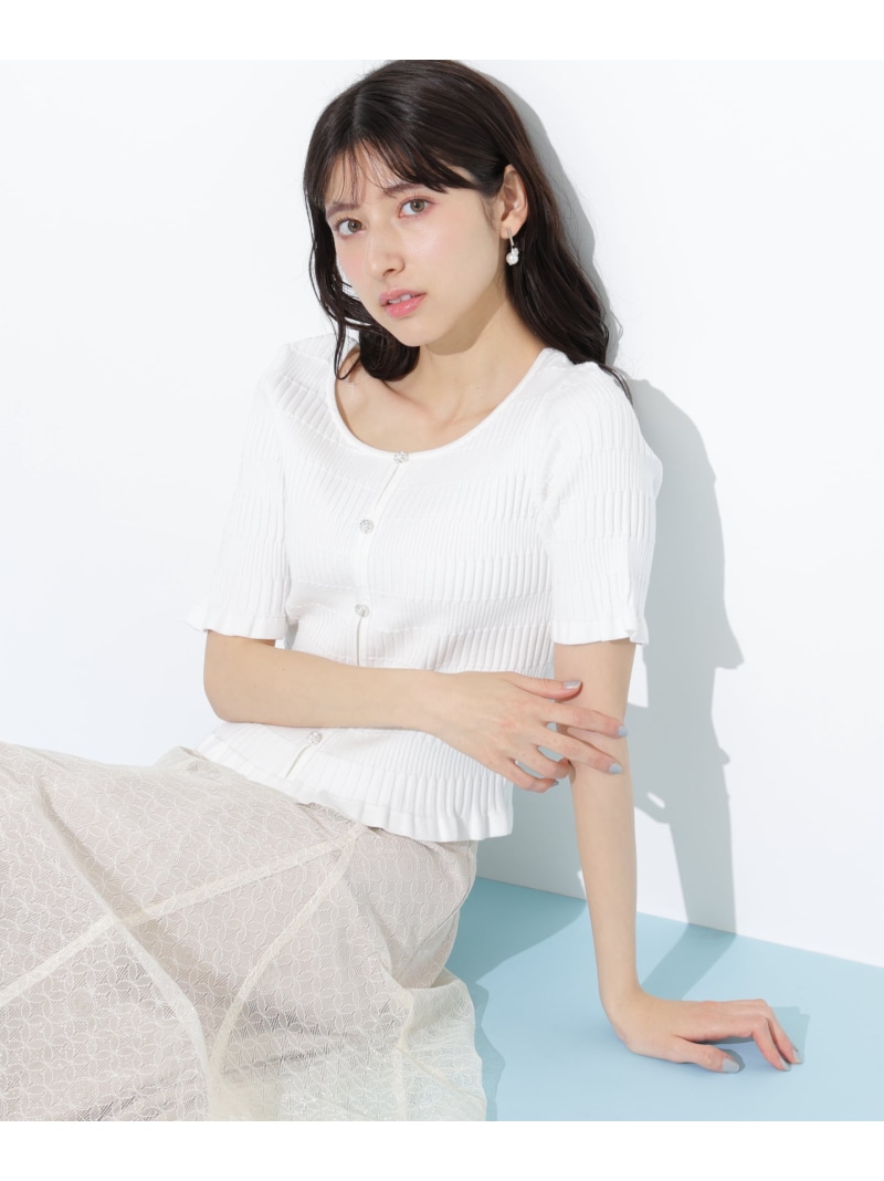 【楽天市場】前後2way変形リブニット JILL by JILL STUART ジル バイ ジル スチュアート トップス ニット ブルー ...