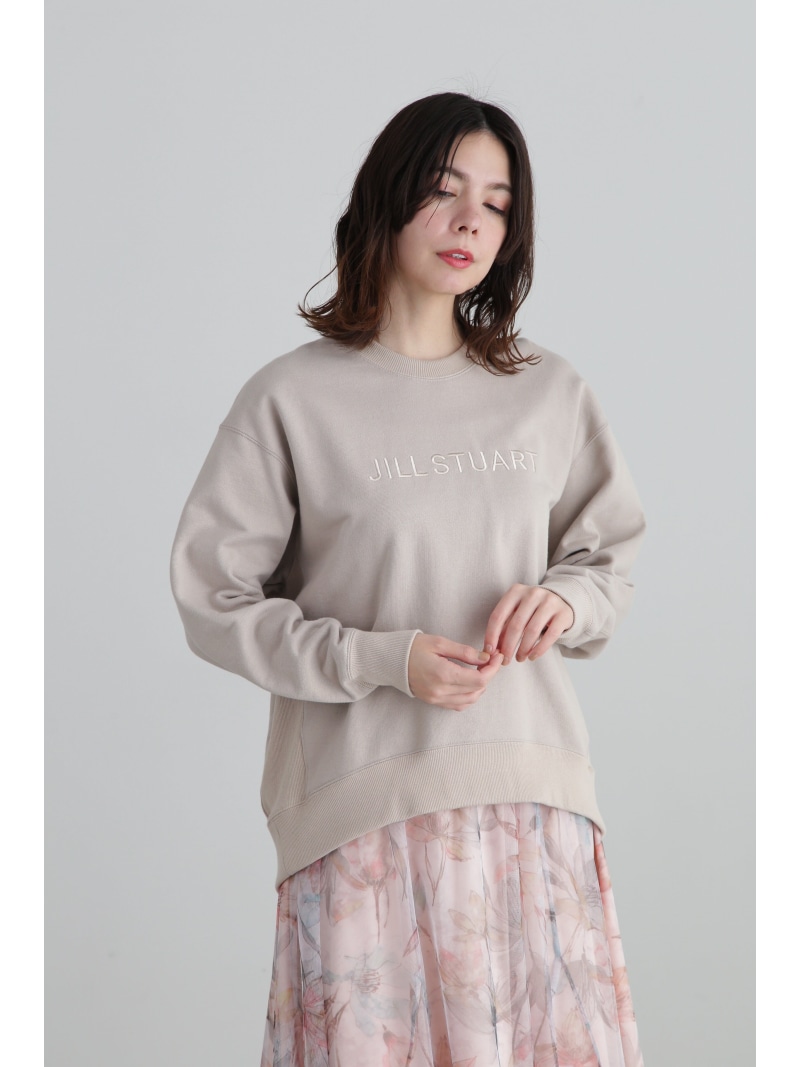 【楽天市場】【SALE／60%OFF】JILL STUARTエンブロイダリースウェット JILL STUART ジルスチュアート トップス カットソー・Tシャツ パープル ベージュ グレー ...