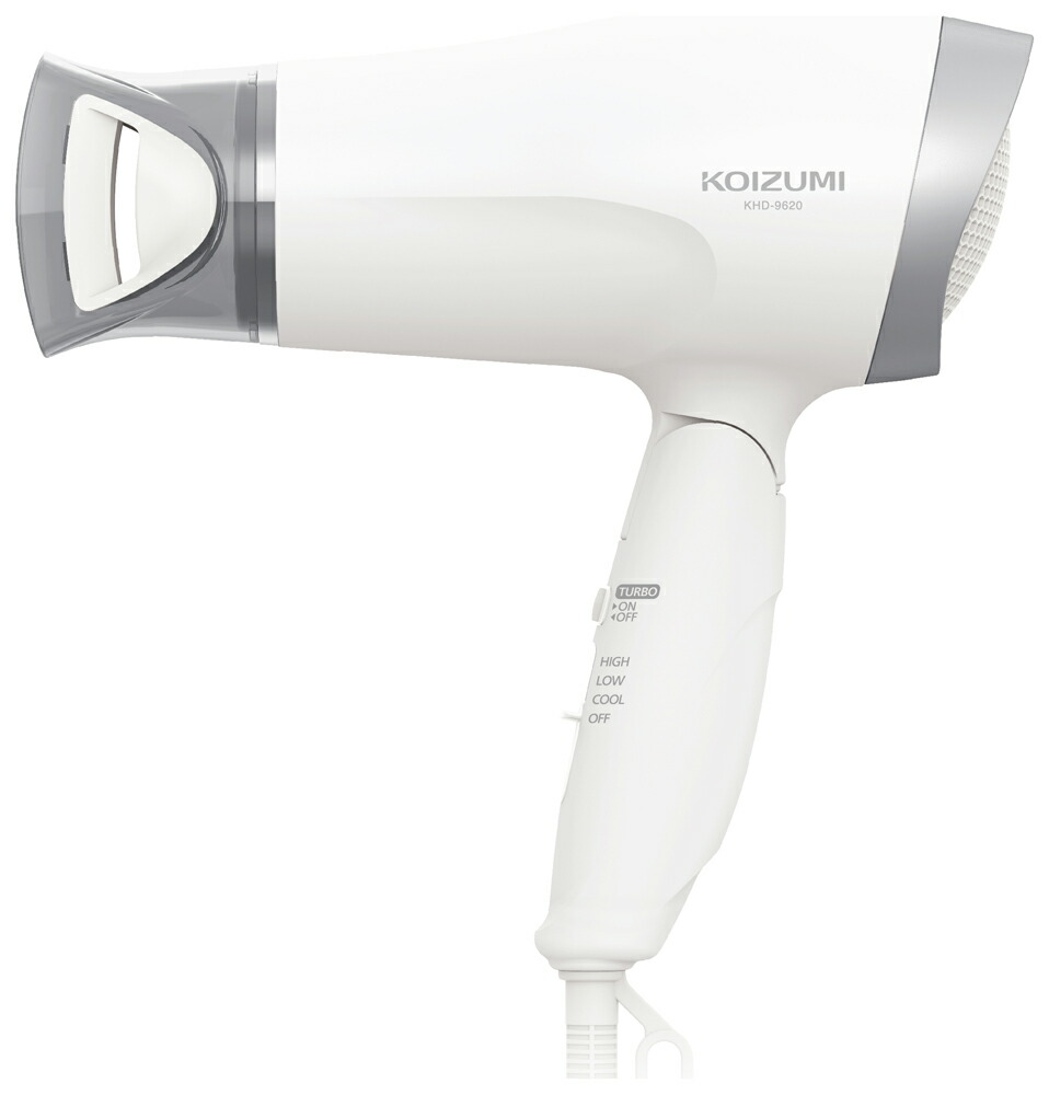 【楽天市場】KHD-9620/W コイズミ ヘアードライヤー（ホワイト） KOIZUMI マイナスイオンヘアドライヤー [KHD9620W]：Joshin web 家電とPCの大型専門店