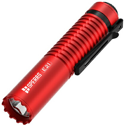 【楽天市場】E21-RD WUBEN LED懐中電灯（レッド）2000ルーメン SPERAS E21 [E21RD]：Joshin web 家電とPCの大型専門店