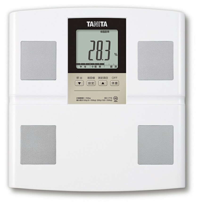 【楽天市場】BC-773-WH タニタ 体組成計(ホワイト) TANITA [BC773WH]：Joshin web 家電とPCの大型専門店