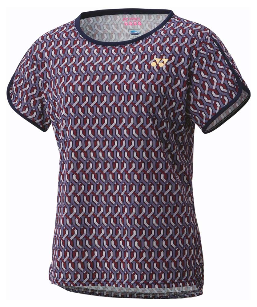 【楽天市場】YO-20803-170-M ヨネックス レディース 半袖 テニス・バドミントン ゲームシャツ（ミッドナイト・サイズ：M ...