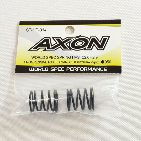【楽天市場】AXON WORLD SPEC SPRING HPS C2.6-2.9：Blue/Yellow (2pic) 【ST-HP-014 ...
