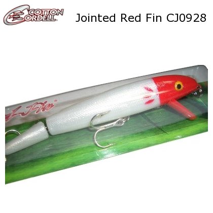 【楽天市場】Cotton Cordell Jointed Red Fin ジョイント レッドフィン CJ928 パール/レッド：JISSO ...
