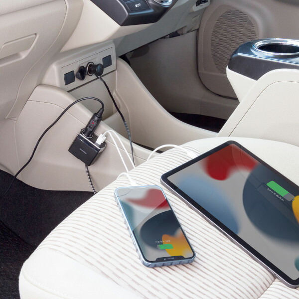 【楽天市場】ソケット付き車載充電器（USB PD20W Type-C+USB A・1.2m)[SAN]：プリンタインクのジットストア