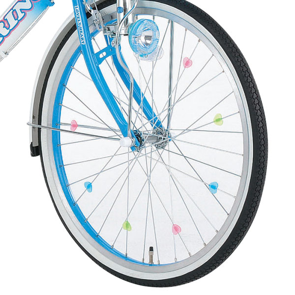 【楽天市場】シルバーリング スポーク アクセサリー (スポーク飾り) （ハート型）：ダイワサイクル オンラインストア