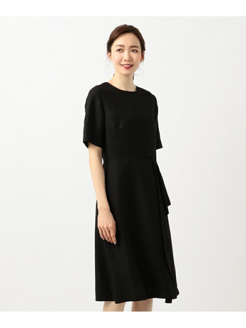 【楽天市場】【SALE／60%OFF】SARTI GEL TRUDE ワンピース 自由区 ジユウク ワンピース 半袖ワンピース ブラック ...