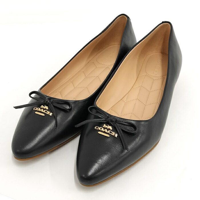 【楽天市場】【中古】COACH パンプス レザー 7.5C ブラック C2911：JJcollection
