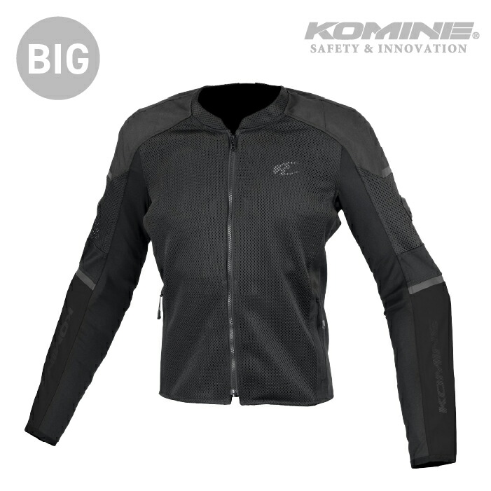 【楽天市場】コミネ メッシュジャケット JK-180 大きいサイズ 5XLB ヘビーメッシュジャケット KOMINE 07-180 バイク CE規格パッド付 2025年春夏モデル：バイク用品の車楽