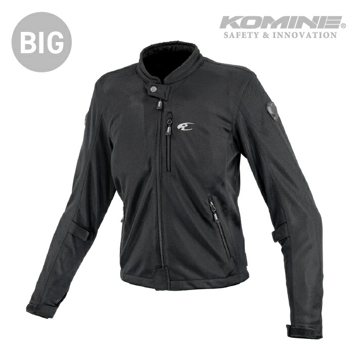 【楽天市場】コミネ メッシュジャケット JK-181 大きいサイズ 5XLB エニグマライト メッシュジャケット KOMINE 07-181 バイク CE規格パッド付 2025年春夏モデル ...
