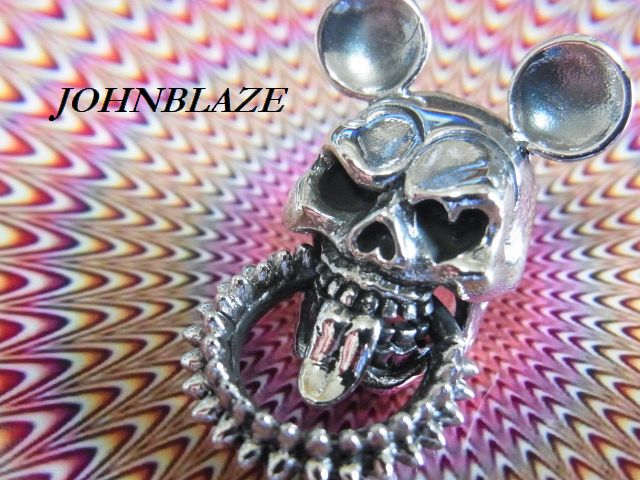 【楽天市場】スカルデビルマウス ドロップハンドル ネジ式 ジョイントパーツ ウォレットチェーン シルバー925製：JOHNBLAZE ジョンブレイズ