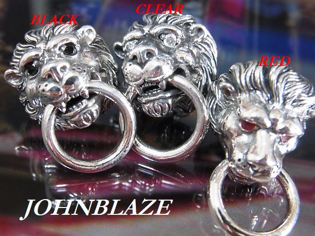 【楽天市場】ライオンヘッド ジルコニア ドロップハンドル ネジ式 ジョイントパーツ ウォレットチェーン シルバー925製：JOHNBLAZE ...