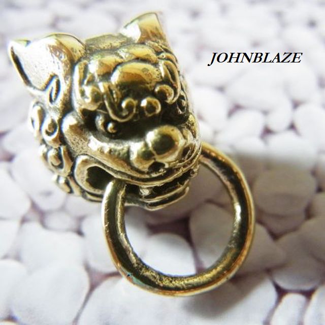 【楽天市場】ドロップハンドル ネジ式 真鍮製 ブラス 金色 狛犬 獅子 日本獣 神社 守り神 和 和柄 魔除け JAPAN シカゴスクリュー ...