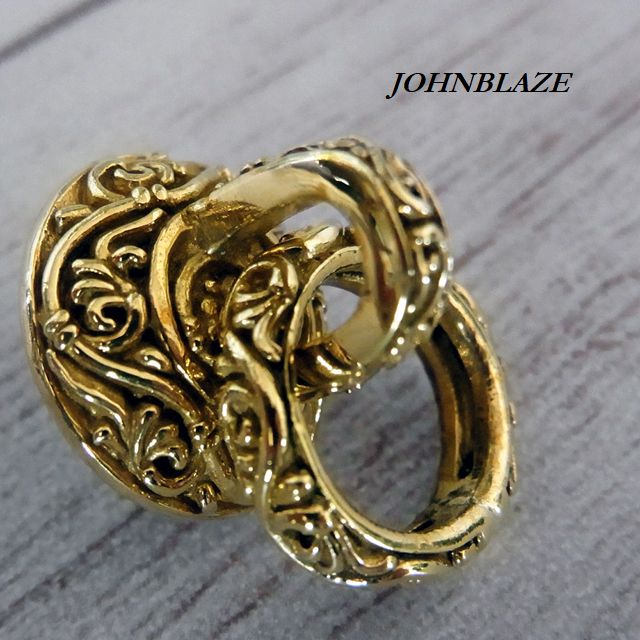 【楽天市場】ドロップハンドル ネジ式 ブラス 真鍮製 アラベスクデザイン Bタイプ 彫刻風 シカゴスクリューバック ジョイントパーツ マルカン ...