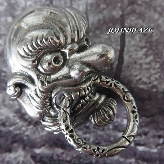 【楽天市場】ドロップハンドル ネジ式 シルバ−925製 天狗 日本山神 和柄 可動式 シカゴスクリューバック ジョイントパーツ マルカン ...