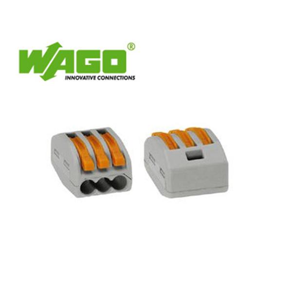 【楽天市場】WAGO/ワゴ ワンタッチコネクタ 3極 1箱50個入り WF-3【WF3】：電材ドットコム楽天市場店