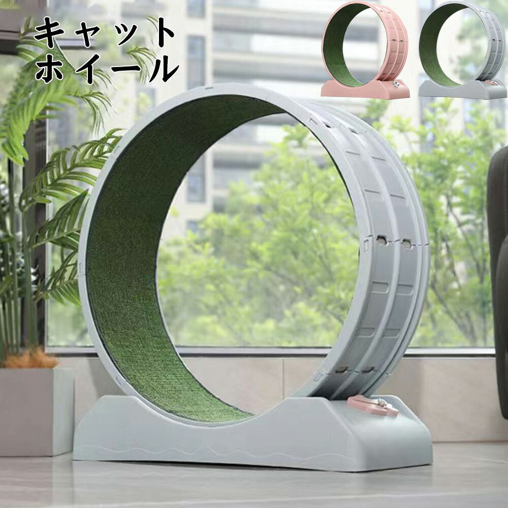 【楽天市場】キャットホイール 猫 回し車 ロック装置内蔵 静音低ノイズ 猫専用ルームランナー 猫 ランニングホイール キャットウォーク 運動不足解消 ストレス解消 キャットランニングマシン ...