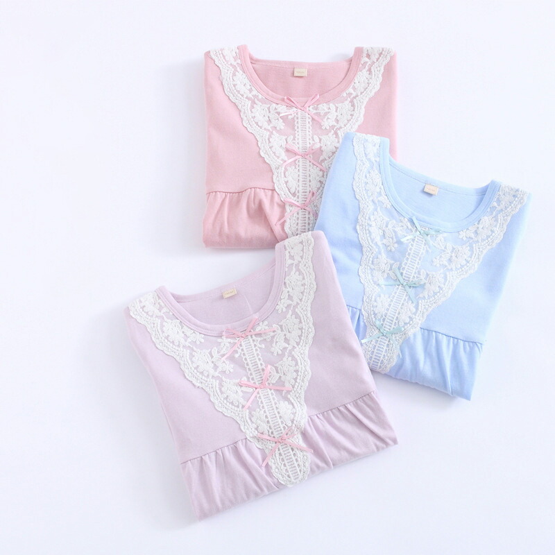 【楽天市場】送料無料 パジャマ キッズ ルームウェア キッズ レディース ルームワンピース 子供服 部屋着 寝間着 寝巻き 姫系 かわいい 春 ...