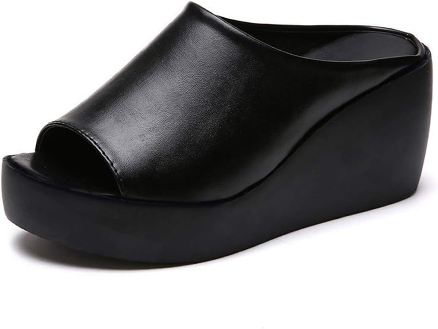 【楽天市場】厚底 サンダル レディース ミュール ウェッジ ソール 美脚 7cm ヒール オフィス 黒 白 サボ サンダル オープントゥ ヒール 軽量 アウトドアサンダル カジュアル オフィス ...