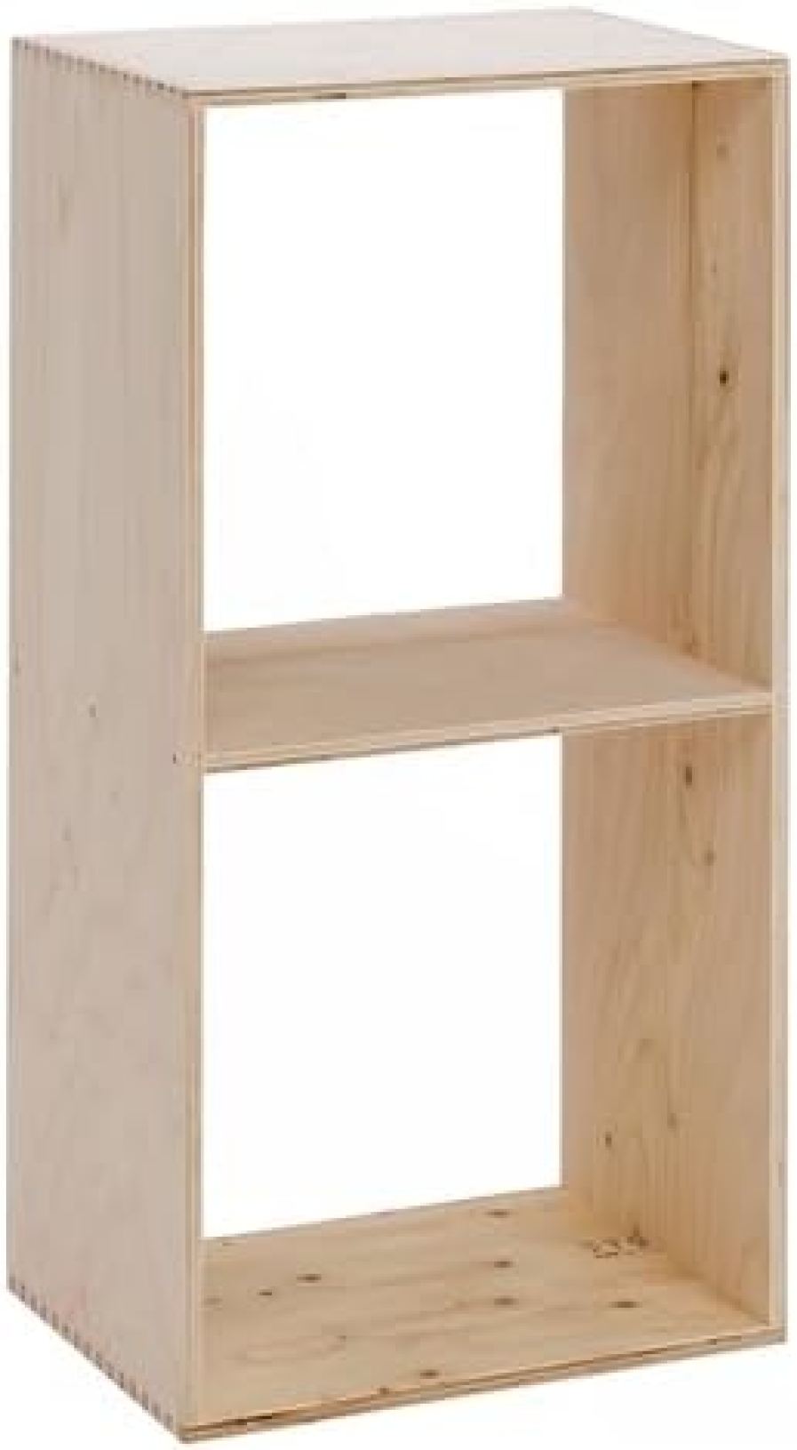 【楽天市場】スタッキングシェルフ1（W40×H40×D28.5cm 完成品 背板無し 合板 棚 木棚 あられ組 A4サイズ収納 木製：Libre777