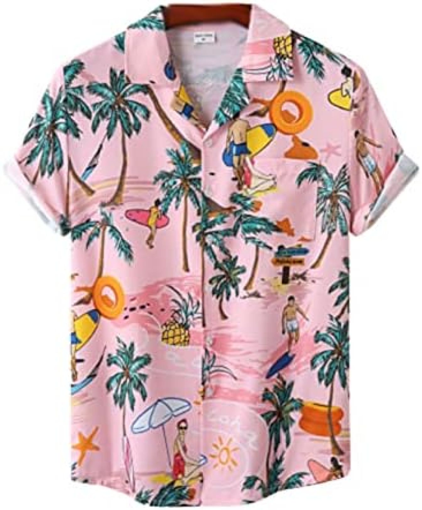 【楽天市場】アロハシャツ メンズ ビーチシャツ 半袖 夏用 カジュアルシャツ 薄手 おしゃれ 総柄 ヤシの木 大きいサイズ カップル 通気 速乾 ストリート uvカット 開襟 花火大会 汗染み ...