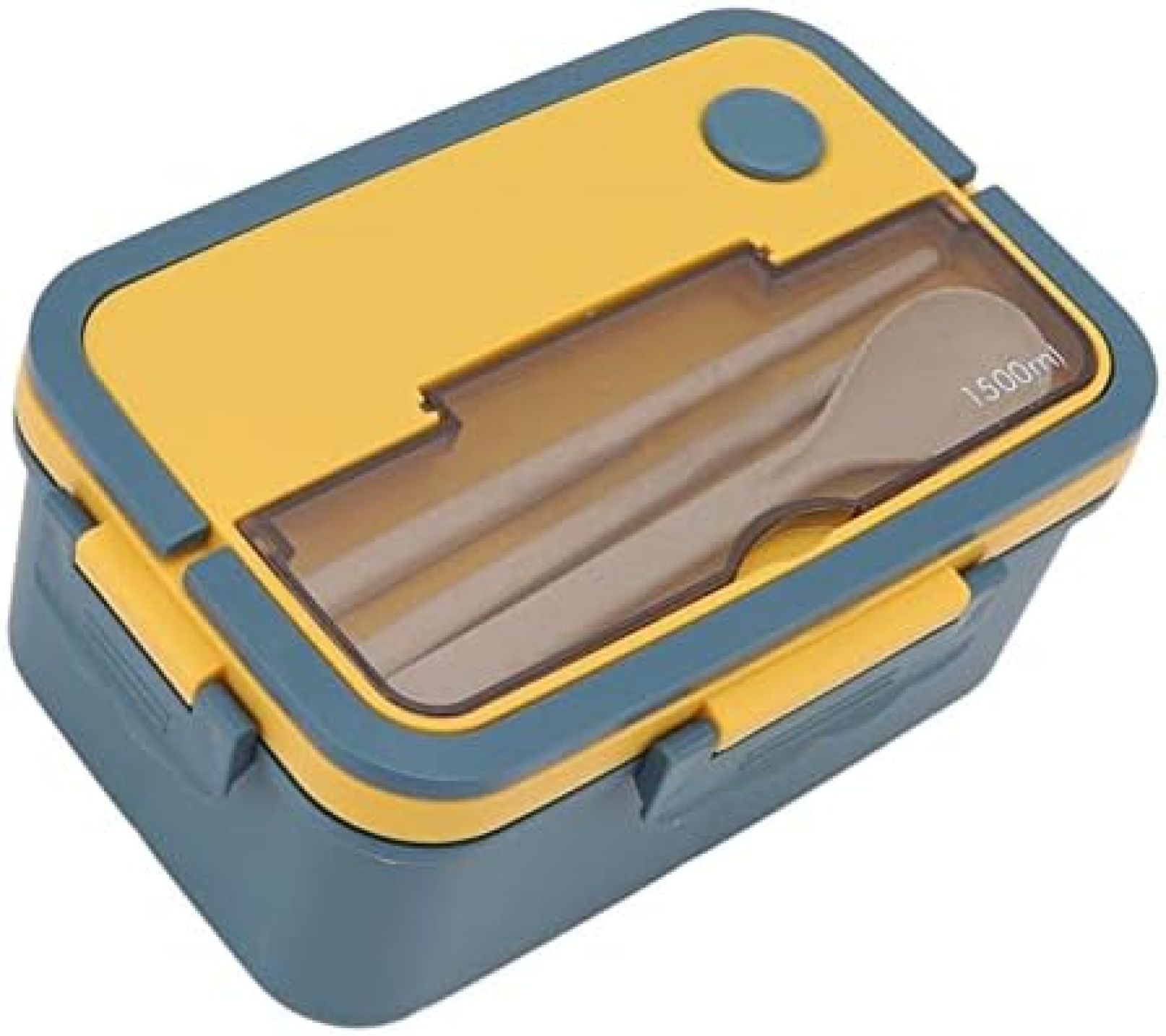 【楽天市場】1500ml 弁当ランチボックス 3 グリッド 漏れ防止ランチボックス 大人と学生用 調理器具付き 外食に最適 (エレガントブルー)：Libre777